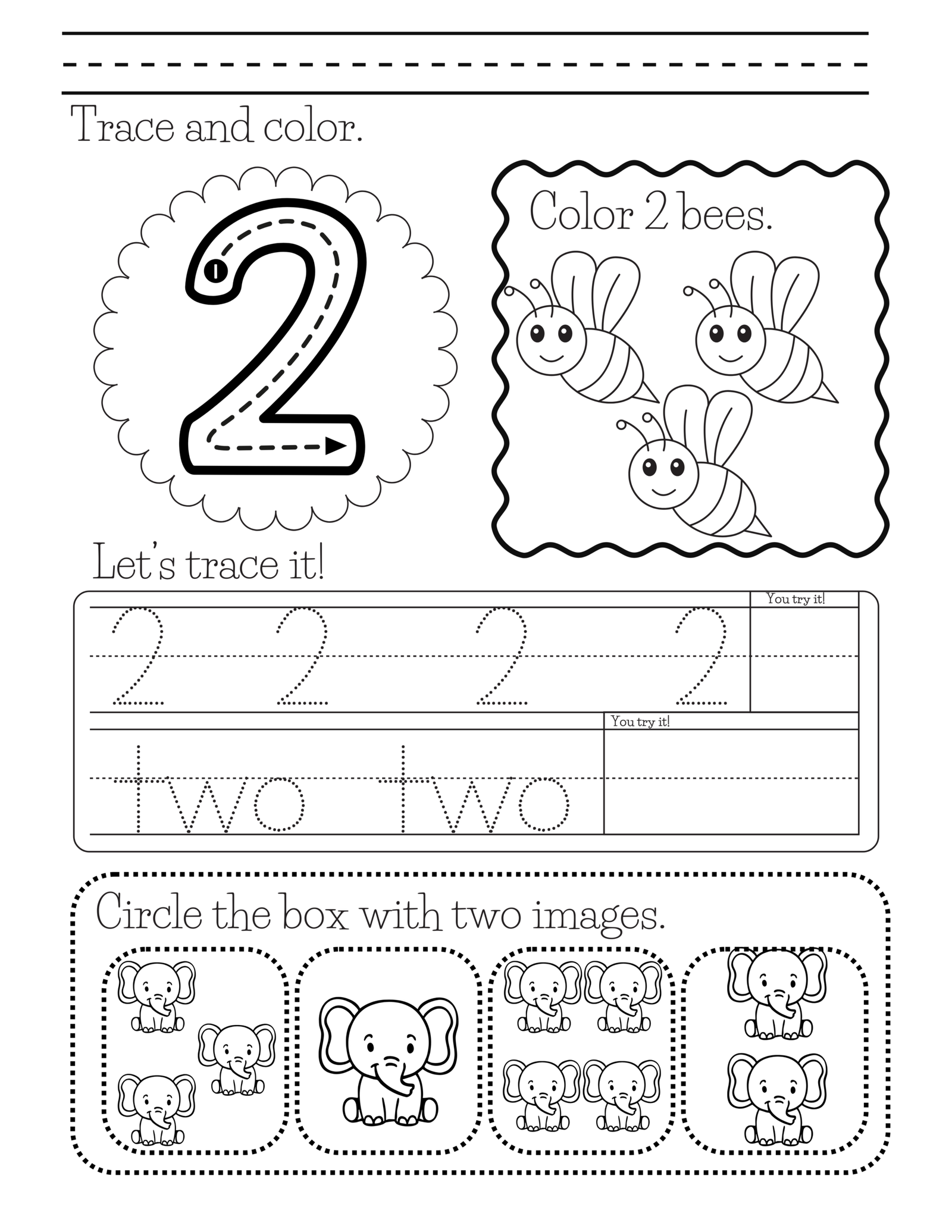 NUMBERS 1-10 worksheets - Kaguro Ph