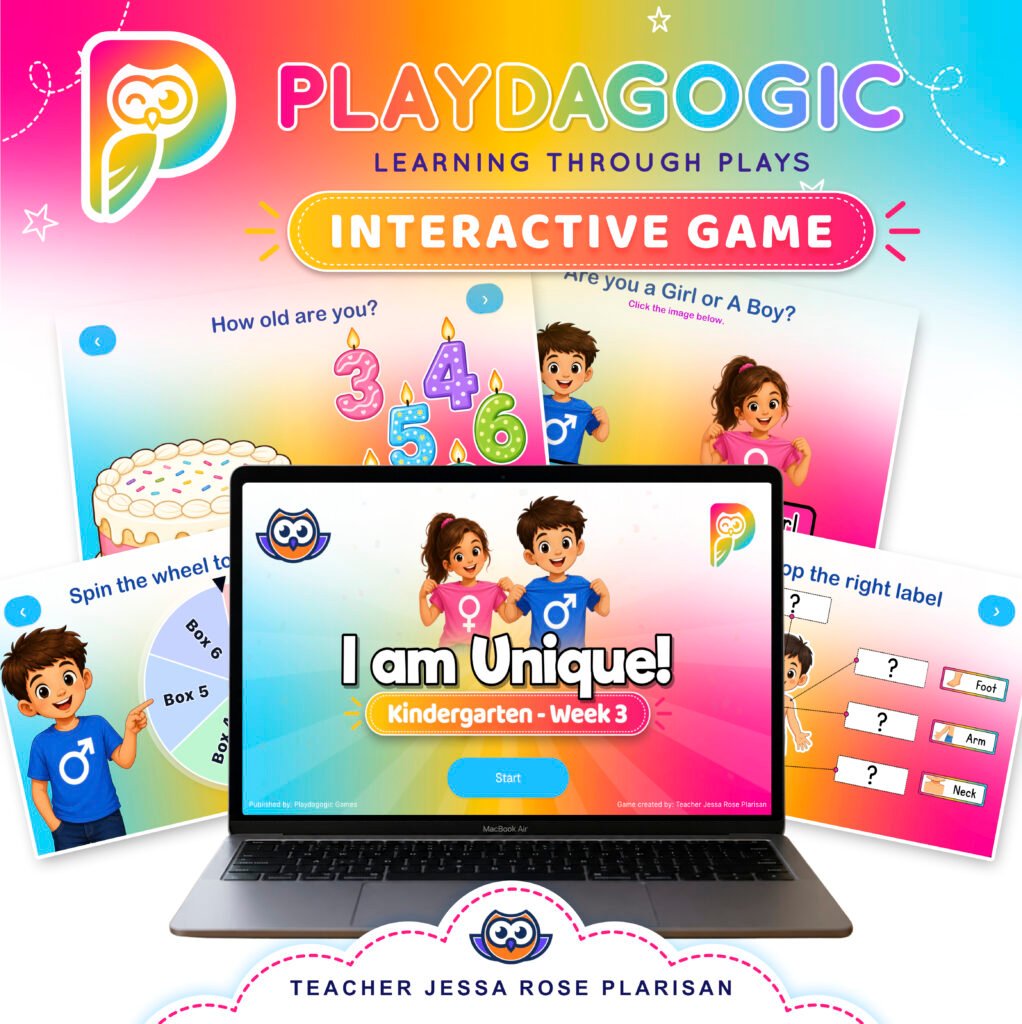 WEEK 3 – KINDERGARTEN FIRST TERM COMPLETE PACKAGE - Kaguro Ph