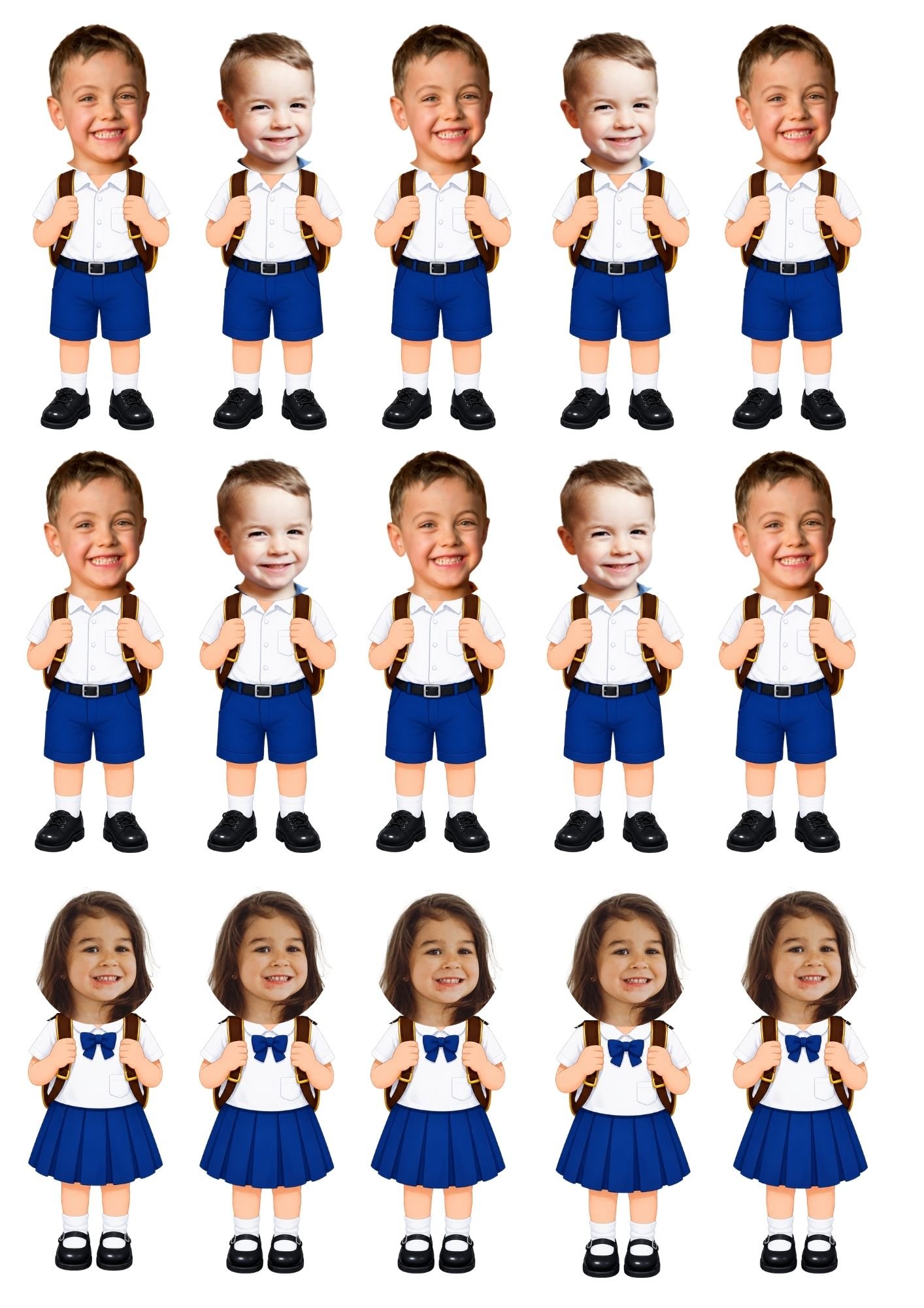 Kid Template and Name Tag for Kinder to High School Canva Editable Link ...